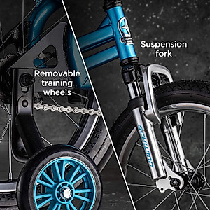 Schwinn Krate EVO Kids Bike for Boys and Girls Ages 3-5 Years, 16-Inch Wheels, Rider Height 38 to 48-Inches, Removable Training Wheels, Rear Coaster Brake, Apple Red