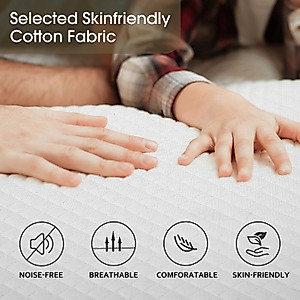 PayLessHere Gel Memory Foam Mattress,Mattress for Cooling Sleep & Pressure Relief, Mattress in a Box with Washable and Removable Zipper Cover,Fiberglass Free,CertiPUR-US Certified,6 Inch Full