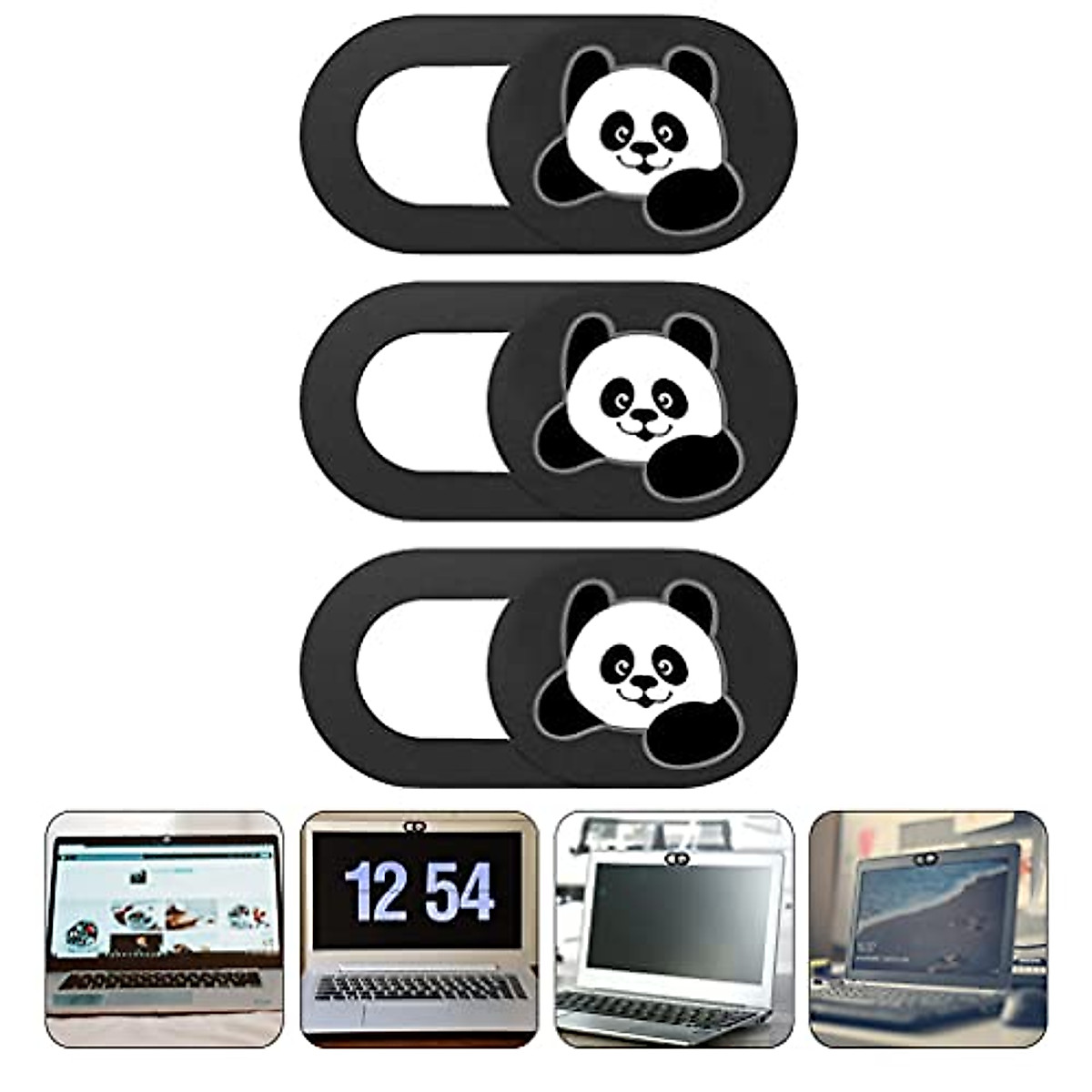 SOLUSTRE Phone Stickers Phone Stickers Phone Stickers Camera 3pcs Tablet Computer Laptop Cartoon Camera Cover Cap Webcam Lens Cartoon Stickers Cartoon Stickers Cartoon Stickers