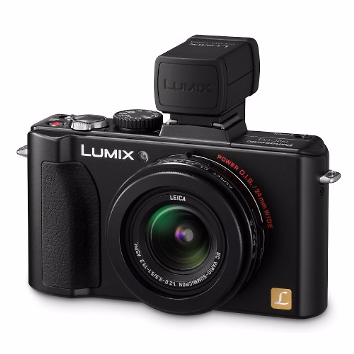 Panasonic Lumix DMC-LX5 10.1 MP Digital Camera with 3.8x Optical Image Stabilized Zoom and 3.0-Inch LCD - Black (OLD MODEL)