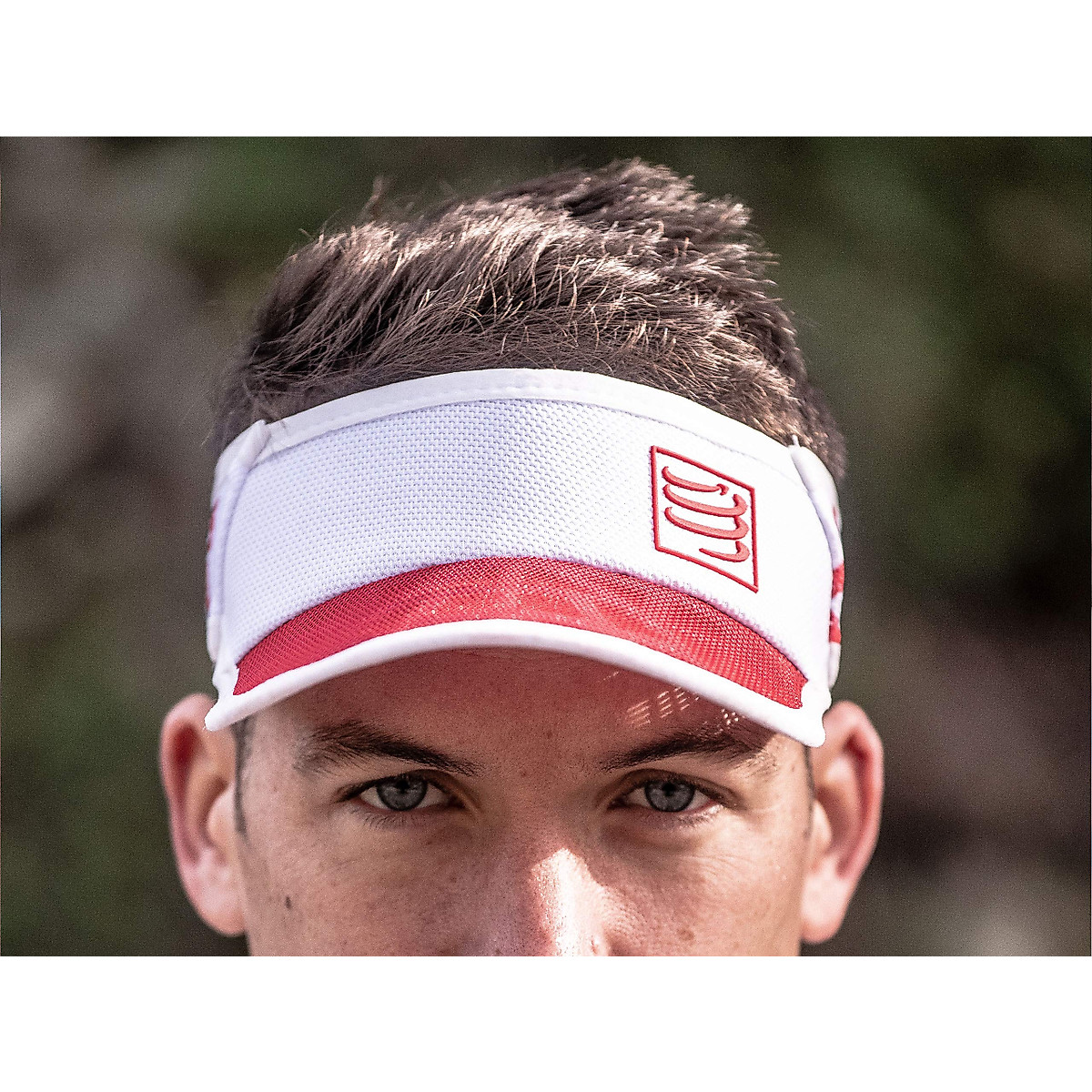 COMPRESSPORT Visor, Rouge/Blanc, TU EU