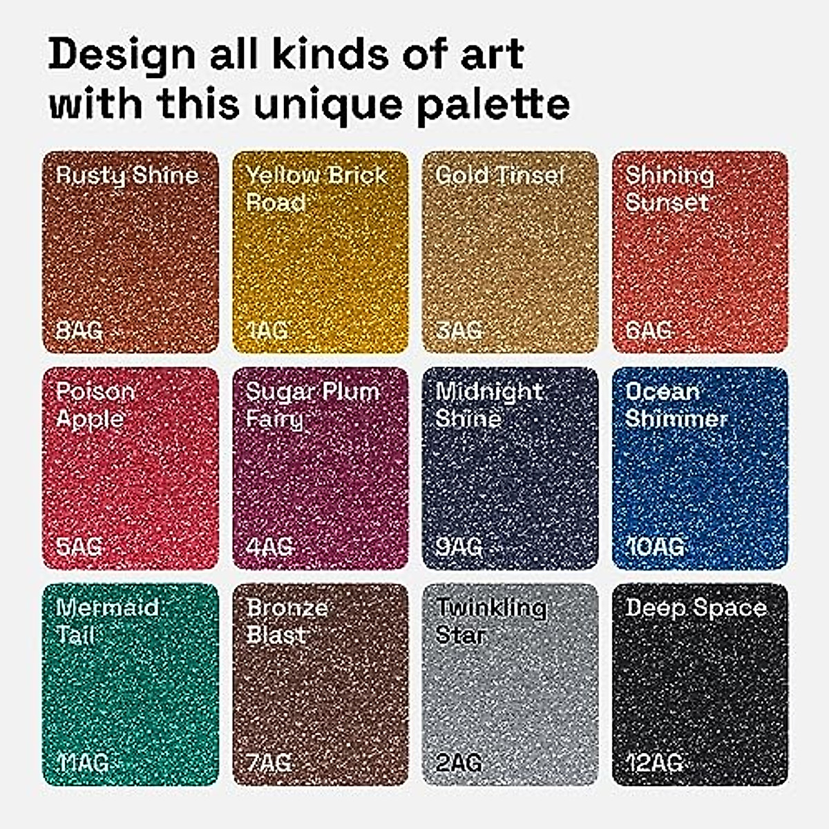 Glitter Paint Pens for Rock Painting, Stone, Ceramic, Glass, Wood, Fabric, Scrapbooking, DIY Craft Making, Art Supplies, Card Making, Coloring. Set of 12 Acrylic Glitter Markers Extra-Fine Tip 0.7mm