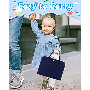 Gojmzo Busy Board Montessori Toys for Toddlers Sensory Toys Gifts for 1 2 3 4 Year Old Boys & Girls Preschool Toddler Activities Educational Travel Toy Learning Basic Dress Skills