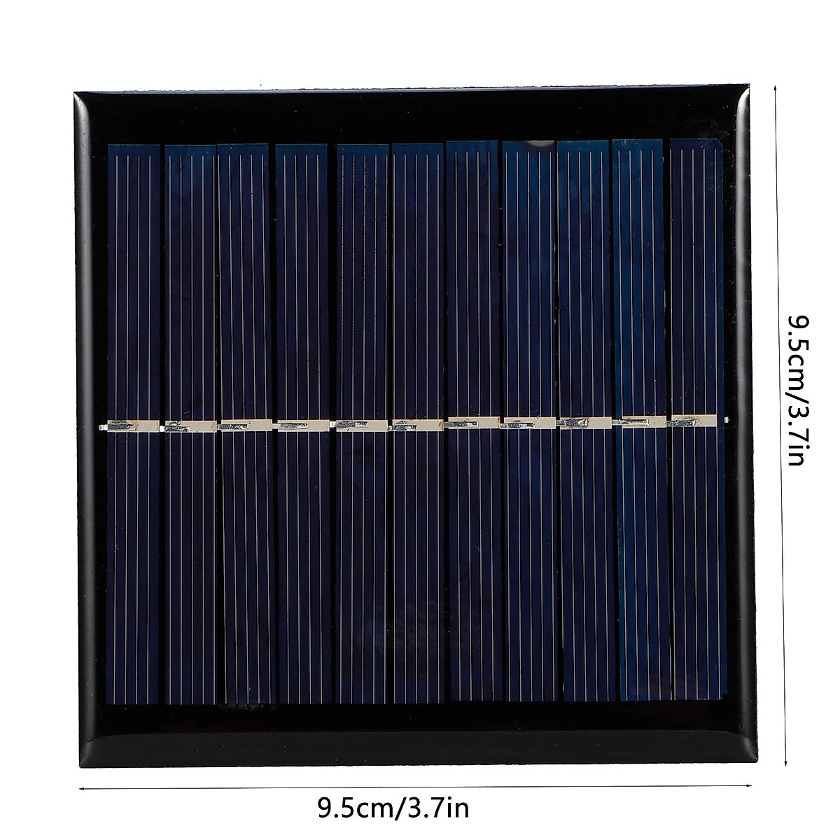 4pcs 1W 5.5V Polycrystalline Solar Panel, High Efficiency Module Off Grid PV Power for Battery Charging, Boat, Caravan, RV 95 x 95mm
