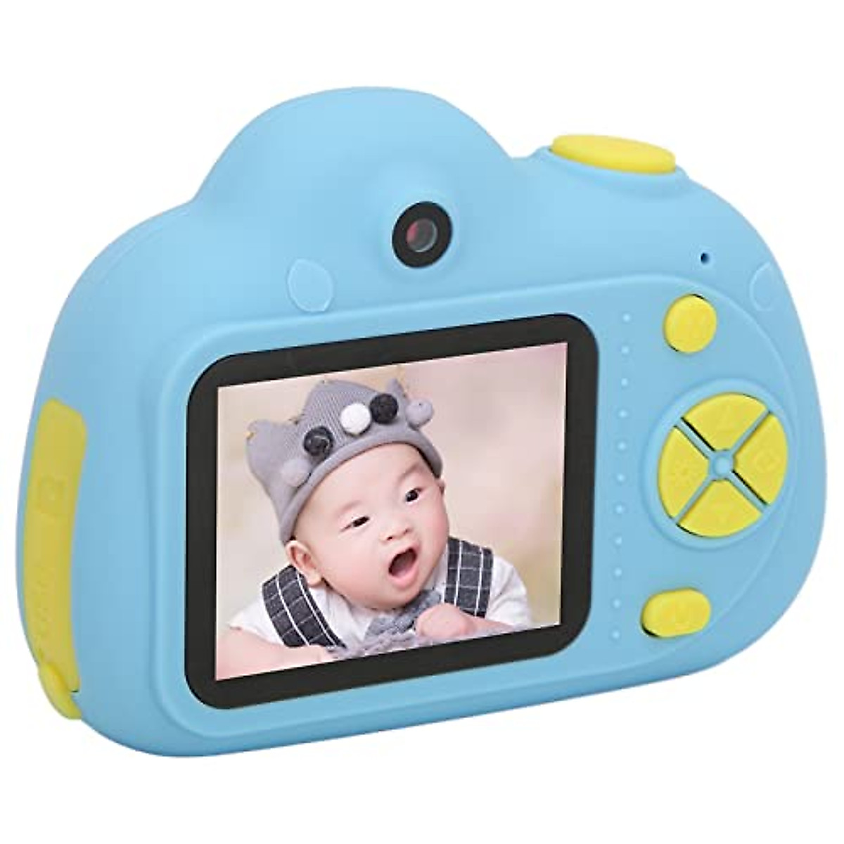 Zyyini Children Digital Camera, 2 Inch HD Screen Dual Camera 1080P Mini Photo Camera Kids Toy Camera Mini Child Selfie Rechargeable Camera, for Girls Boys