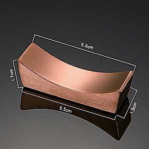 Jaquiain 5 Pcs Stainless Steel Chopsticks Rest Holder,Knife Rest,Spoon Holder,Fork, Stand,Table Decor,