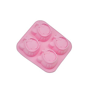 Hello Kitty Form food grade Silicone Ice Cube Mould Mold Pan Tray DIY pink H031