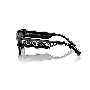 Dolce & Gabbana DG6184-501/87 Sunglasses BLACK w/DARK GREY 52mm