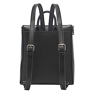 DKNY womens Dkny Bryant Tz Backpack, Black/Gold, One Size US