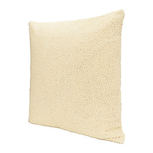 Creative Co-Op Square Natural Woven Cotton Boucle Pillow