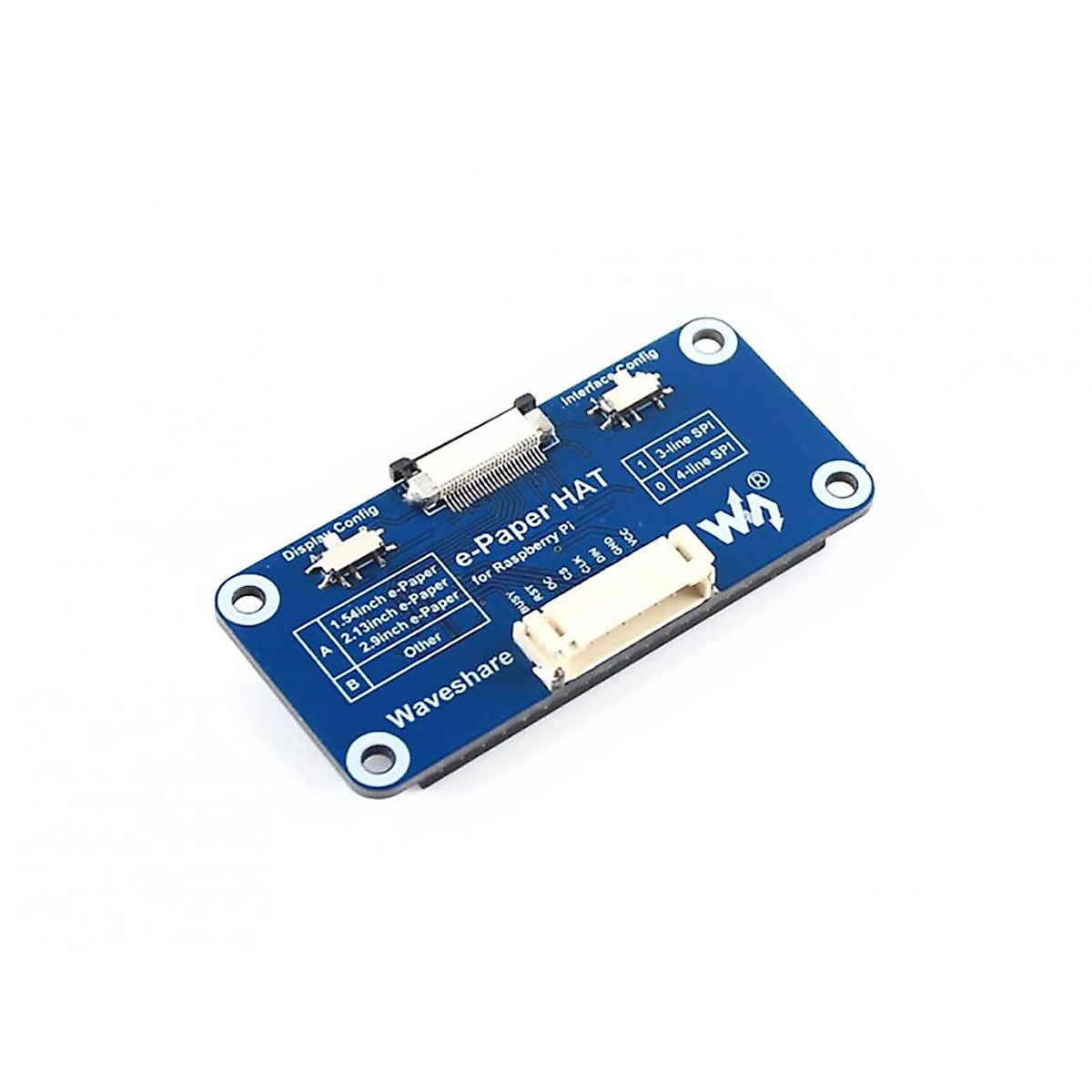 Coolwell Universal Epaper Driver E-paper Driver Board Supports Various Waveshare SPI E-Paper Raw Panels Compatible Raspberry Pi 4B+ 4B 3B+ 3B 2B+ Zero W WH Jetson Nano