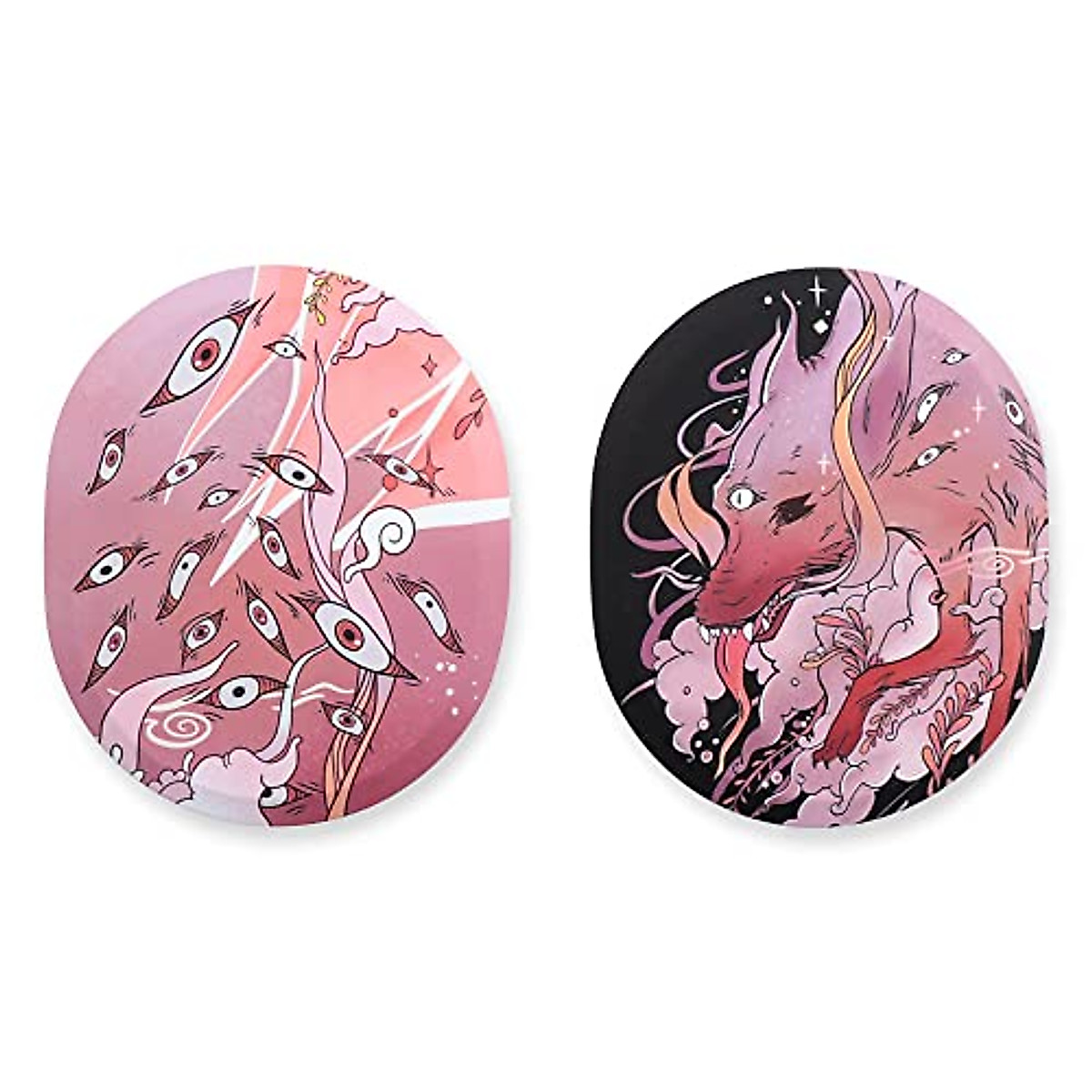 1 Pair Personalize Magnet Side Covers Magnet Cover Compatible for SteelSeries Arctis Pro GameDAC Wireless Headset