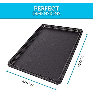 Replacement Tray for Dog Crate Pans, XX-Large 42 Inch Plastic Bottom Pan Floor Liners for Pet Cages Crates Kennels Dogs Cat Rabbit Ferret Critter Nation Folding Metal Wire Training Cage Liner Trays