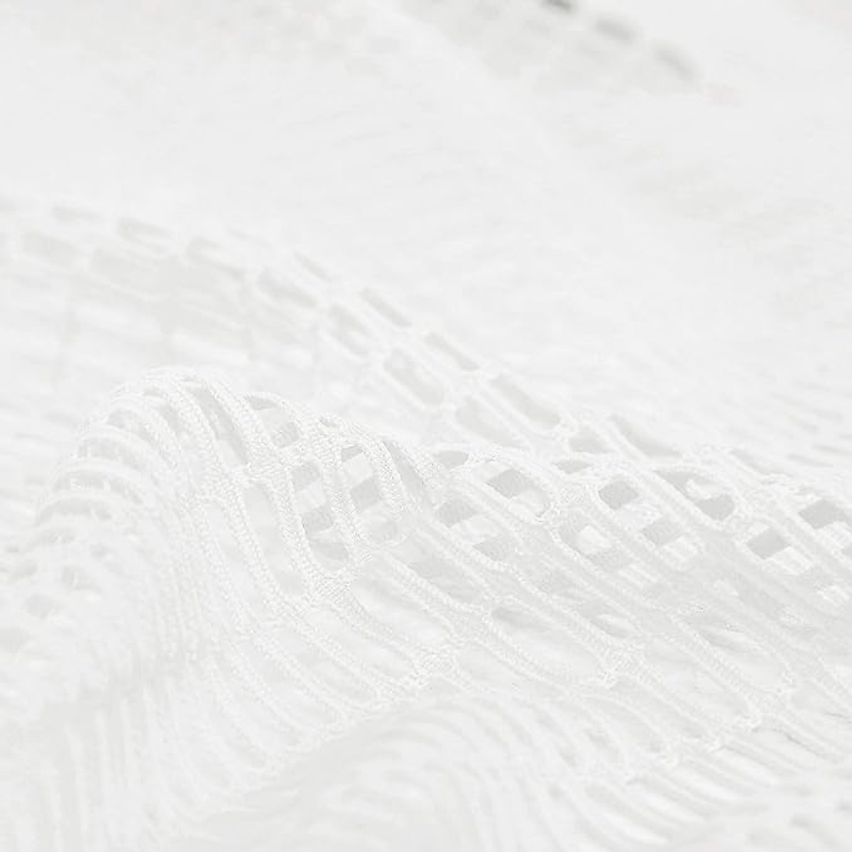 Hospital Privacy Partition Silver Grommet Curtain, Extra Wider Medical Privacy Curtain for Room Divider, Cubicle Divider Curtain for SPA Clinic Show Room(1 Panel,12ft Wide x 7ft Tall,White)