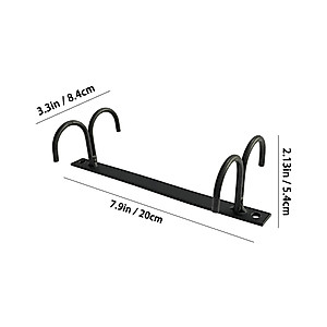 YQBOOM Mug Rack Under Cabinet 12 Hooks Coffee Mug Hooks Simple Coffee Mug Organizer Cup Hanger for Bar Kitchen Utensils Display