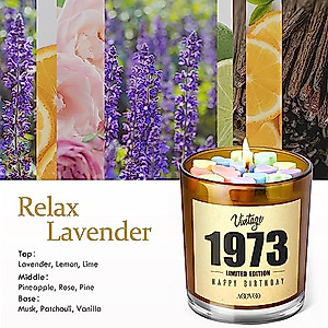 AOOVOO Scented Candles for Men - Candles for Home Scented, Soy Candles, Scented Candles Set, Men Candle Set, Lavender Candles Set M