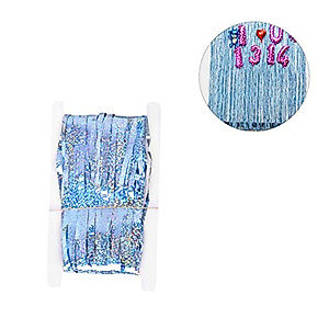 VOSAREA 1 Pack 2 Sets Foil Fringe Curtains Background rain Curtain Fringe Curtain Backdrop Gold foil Curtain Glitter Curtains Tassel Trim Party rain Curtain rain Curtain Background Metal