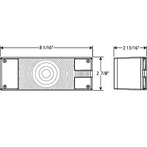 Optronics ST16RS ST-16RS 7-Function Waterproof 80" Tail Light