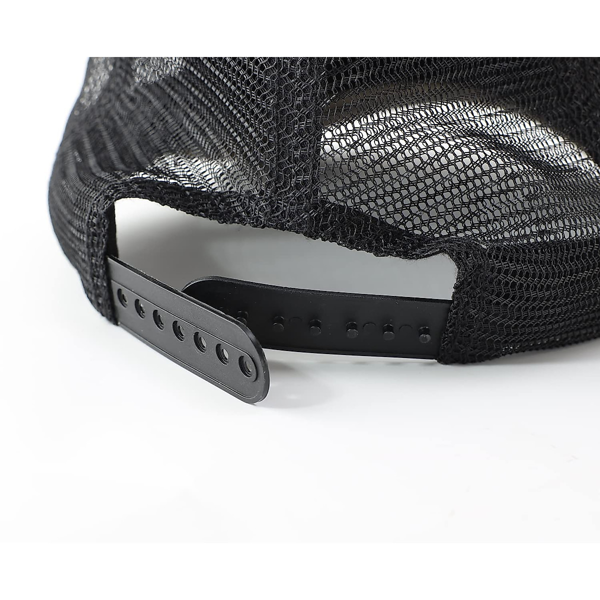 Home Prefer Men's Vintage Mesh Trucker Hat Outdoor Sport Summer Baseball Cap (Black New)