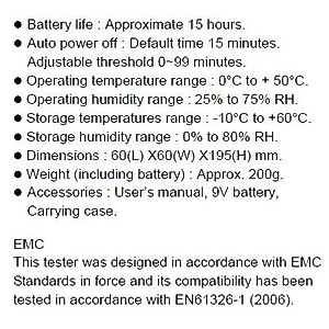 EMF Meters Combo Gauss Magnetic Field Meter and EMF RF Meter detectors