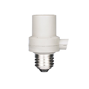 Woods 59405 59405WD PHOTOCELL, in/OUT SOCKET GRAY, 1 Count (Pack of 1), 0