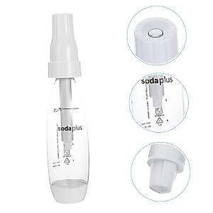 OKUMEYR 1pc Sparkling Water Machine Carbonating Beverages Maker Seltzer Water Machine Co2 Water Carbonator Soda Maker Machine for Home Chemical Machine Food Grade Bpa Bubble White