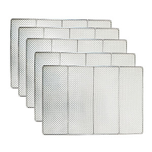 OCS Parts 17" x 25" Donut Fryer Screens | Heavy-Duty, Reinforced, Inustrial Grade Stainless Steel Bakery and Donut Fryer Screens for Belshaw, Avalon, and Commercial Donut Fryers (5-Pack)