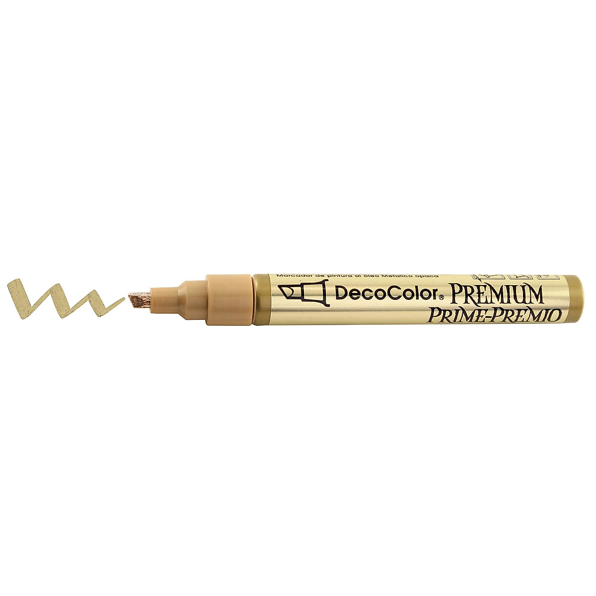 DecoColor Premium Chisel Paint Marker, Gold