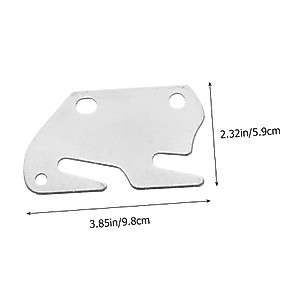 Veemoon 2pcs Furniture Connector Hook Plate Solid Wood Iron