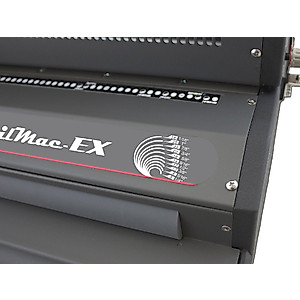 Akiles ACM-EX41+ Model CoilMac-EX41+ All-In-One Electric Coil Punch, Electric Inserter, and Manual Crimper; Special 4 x 5mm Oval Holes; Letter 4:1 (0.248") Pitch; All 54 Disengageable Pins