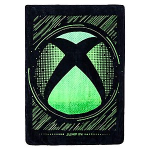 Bioworld X-Box Fleece Throw Blanket