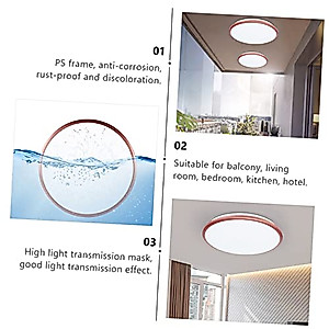 DOITOOL 1pc LED Ceiling Lamp Flush Mounted Ceiling Light LED Ceiling Light Crystal Ceiling Light LED Chandelier Decorative Lighting Device LED Chandelier Light Acrylic Rose Gold LED Lights