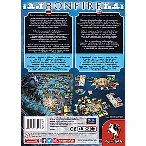 Bonfire – Board Game by Pegasus Spiele 1-4 Players – Board Games for Family – 70-100 Minutes of Gameplay – Games for Family Game Night – Kids and Adults Ages 12+ - English Version