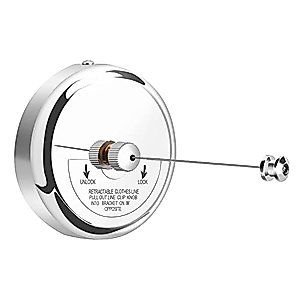 Retractable Clothesline Adjustable Laundry String Line SUS304 Stainless Steel Clothes Dryer Hotel Style Heavy Duty Clothes Line Dryer