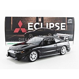 Greenlight Artisan Collection 19040 1995 Mitsubishi Eclipse Black 1:18 Scale