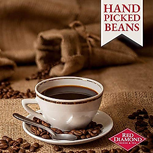 Red Diamond Ground Coffee | Classic Blend | Medium Roast | Arabica Beans | Smooth & Rich Flavor | 34.5 Ounce Resealable Can