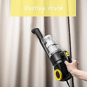 COMFEE' 20S 3 in 1 Lightweight Stick Vacuum Cleaner, Powerful Suction Corded Handheld Vac for Pet Hair, Black