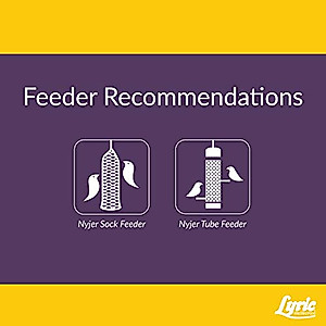 Lyric Finch - Small Songbird Wild Bird Seed - Attracts Goldfinches, House Finches, Purple Finches & More - 5 lb. Bag