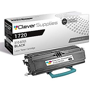 CS Compatible Toner Cartridge Replacement for Dell 1720 310-8701 Black Laser 1720 Laser 1720dn