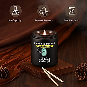 GSPY Candles - New Job Gifts for Men, Coworker Leaving Gifts for Men - New Job Gifts, Congratulations Gifts for Men - Funny Going Away Gift, Goodbye Gifts, Farewell Gifts for Coworker, Friend