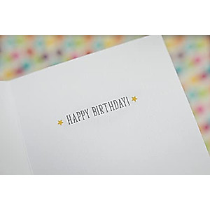 Tiny Expressions 1st Birthday Card for Boy or Girl with Envelope 5"x7" (First Birthday Card)