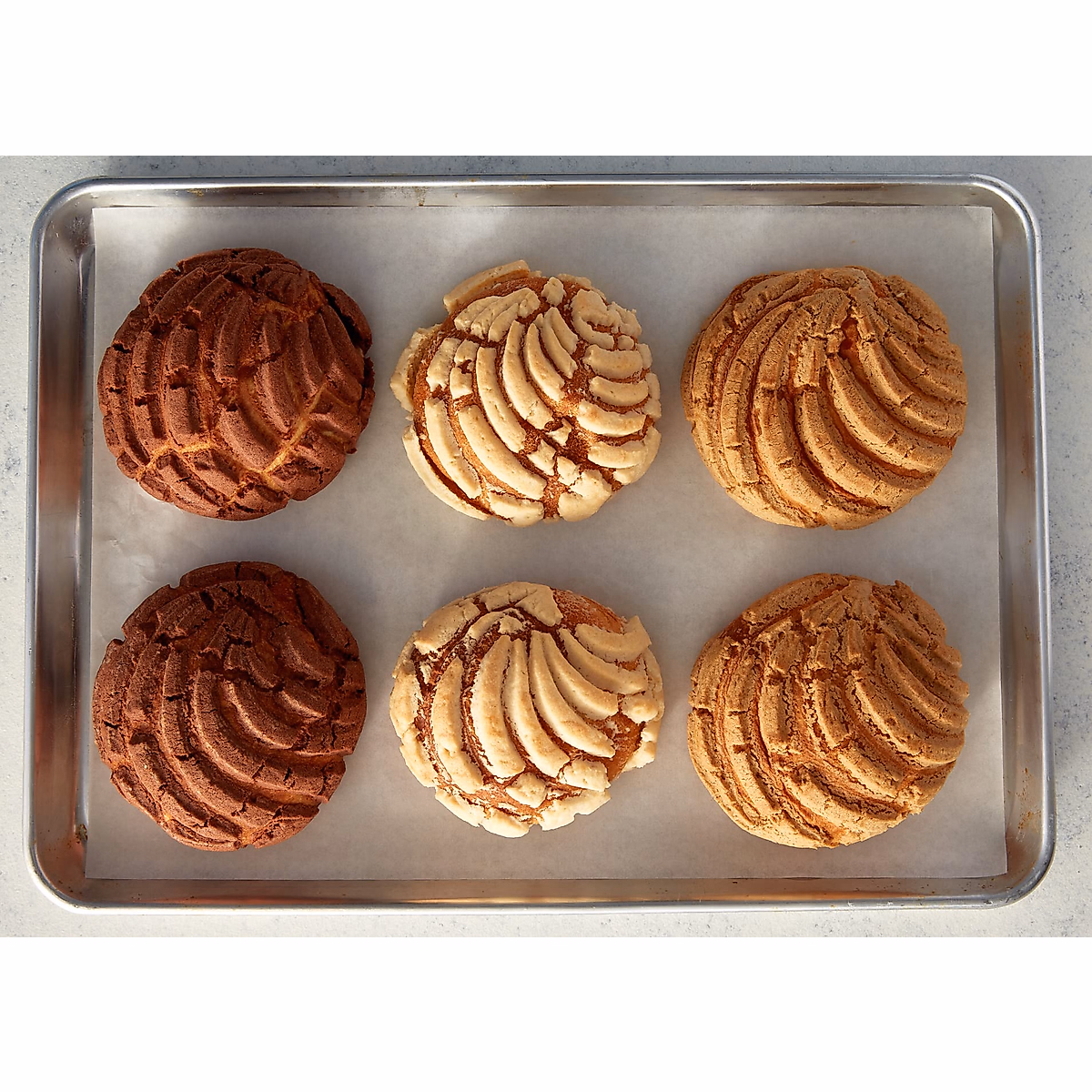 Coladera 2 Pack Concha Cutter Mexican Bread Traditional Tool Cortador de Conchas para Pan 4 Inches Diameter 0.9 Inches Height Two Sided Stainless Steel and Sheet Metal Rust Resistant (4 Inches)