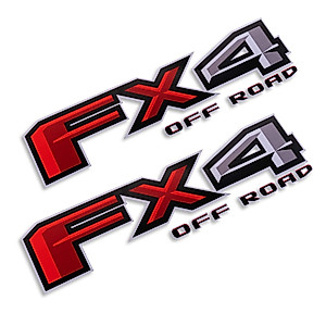2X FX4 Off Road Decals for Ford F150 F Truck Super Duty Stickers (2015-2018)