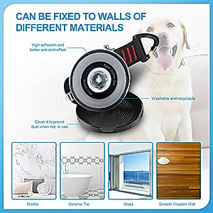 Dog Bathing Tether with Heavy Suction Cup, Dog Grooming Tub Restraint Soft Nylon Leash with Adjustable Collar for Pet Dog Cat Shower and Grooming