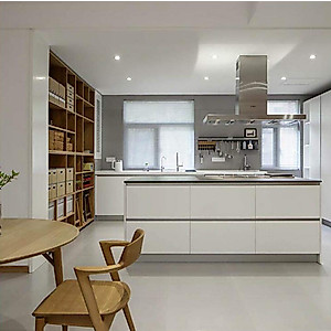 Yasinet White Wallpaper Solid White Peel and Stick Wallpaper White Contact Paper Waterproof Self Adhesive Removable Wallpaper Decorative for Wall Bedroom Vinyl Film 17.7" x118"