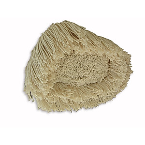 Turkey Creek Essentials 10 Inch x 6.5 Inch Wedge Dust Mop Refill for Industrial, Home & Commercial Use, Washable Natural Cotton for Standard 8" Frame