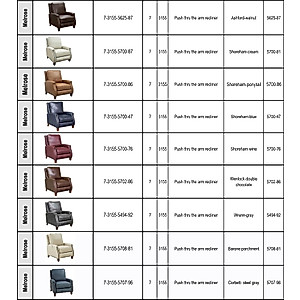 BarcaLounger Melrose Transitional Recliner Lounge Chair with footrest Extension 7-3155 in Ashford Walnut All Leather 5625-87 - Curbside Delivery
