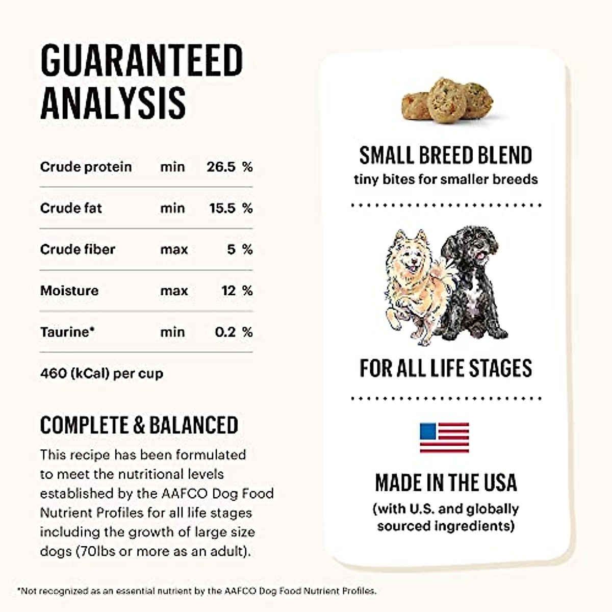 The Honest Kitchen Whole Food Clusters Small Breed Grain Free Chicken Dry Dog Food, 1 lb Trial Pouch