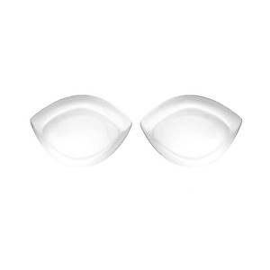 UPSTORE 1 Pair Clear Women Gel Bra Insert Push-up Enhancer Breast Molding Pads for Swimsuit and Bikini