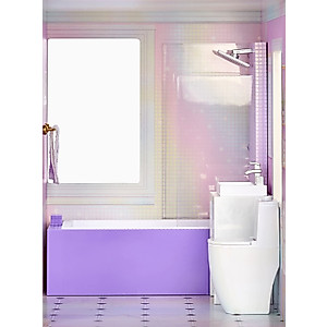 Rainbow High House – 3-Story Wood Doll House (4-Ft Tall & 3-Ft Wide), Fully Furnished Fashion Dollhouse, Working Hot Tub, Shower, Elevator, 50+ Accessories, Gift Toy for Kids Ages 6 7 8+ to 12 Years